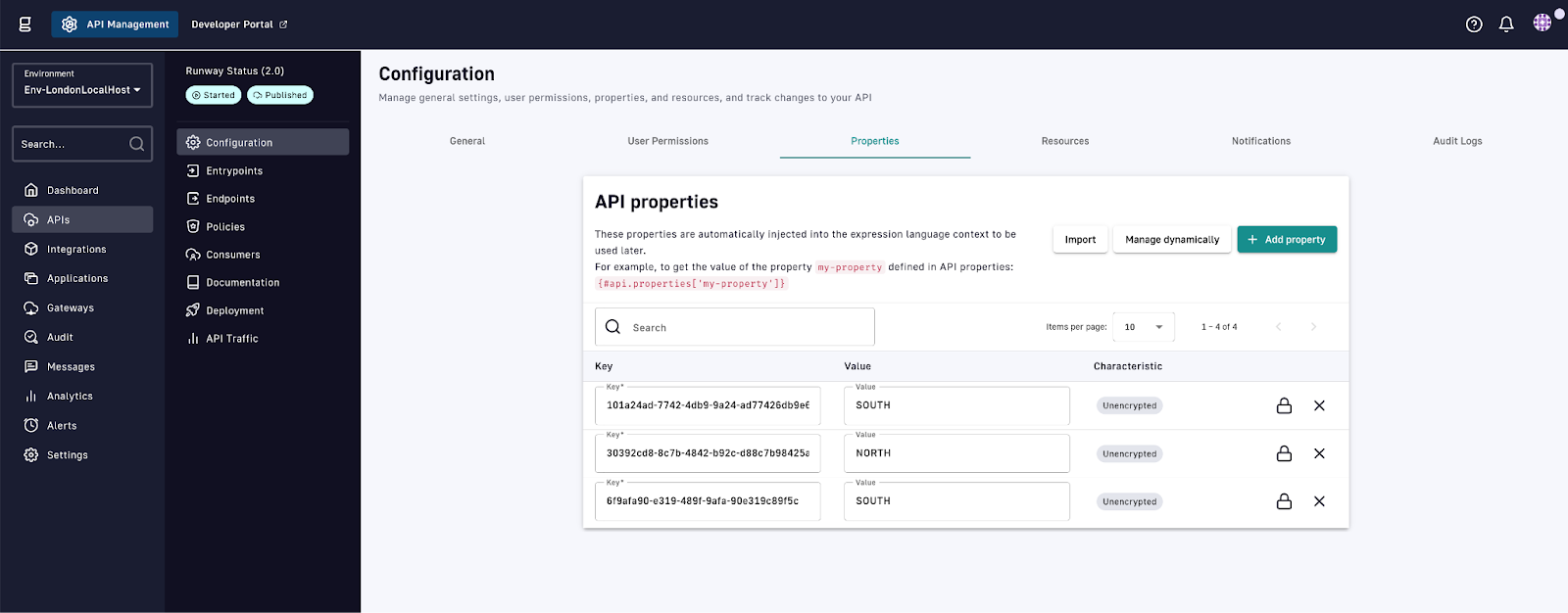 Configuring conditional API responses using API Keys Configuring conditional API responses using API Keys